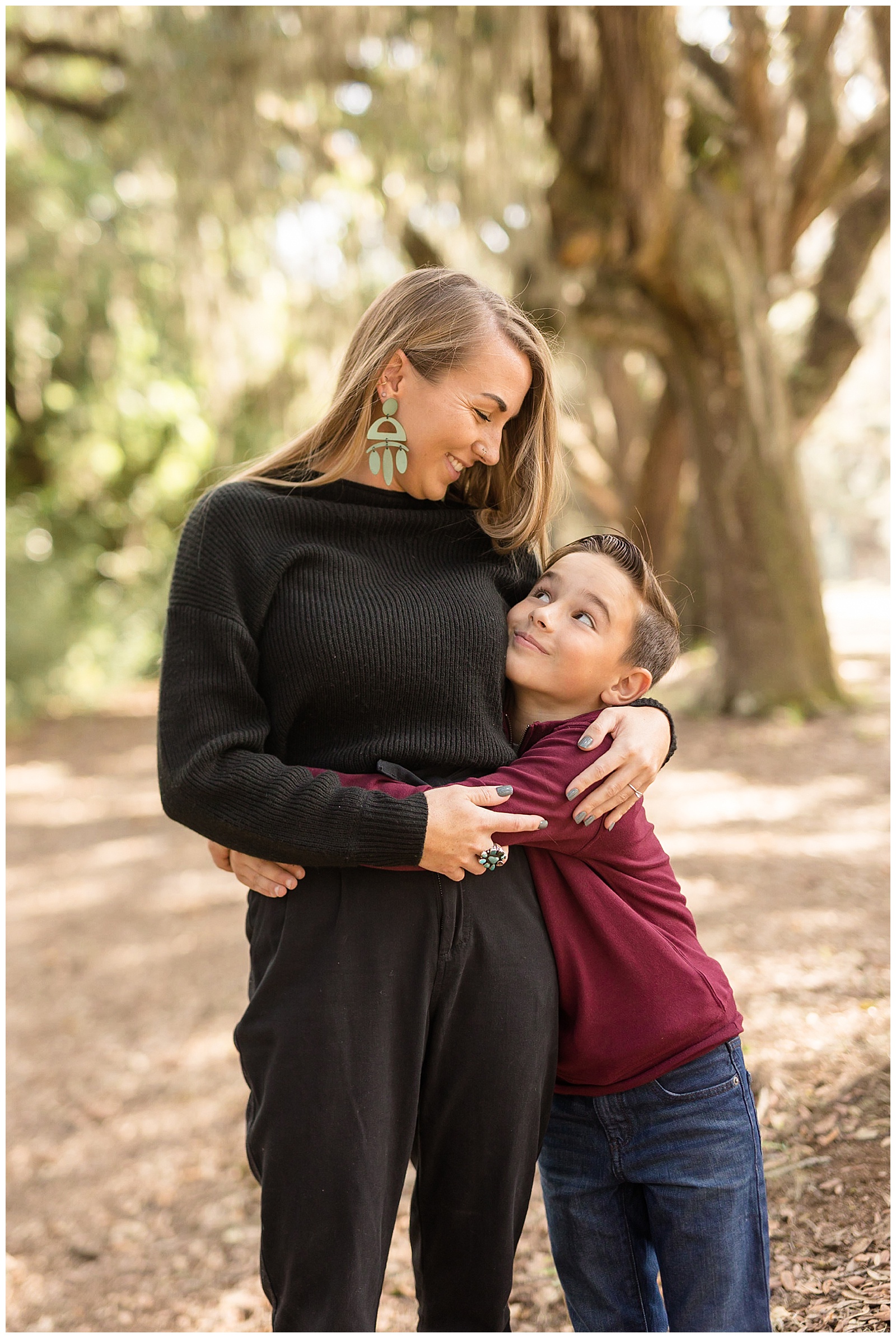 Savannah family photographer in Wormsloe for mini sessions