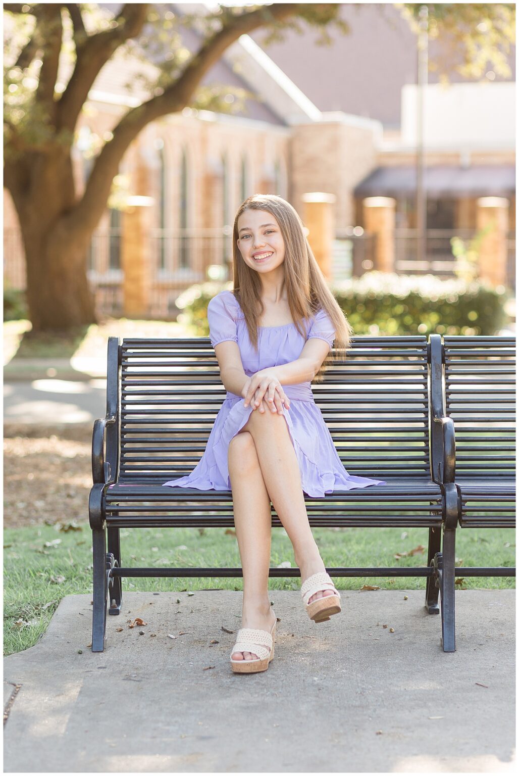 Plano Senior Photographer captures portraits in Downtown, TX
