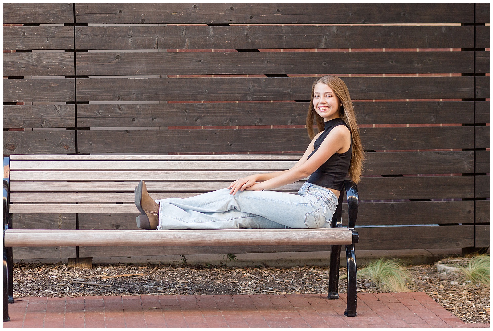 Plano Senior Photographer captures portraits in Downtown, TX