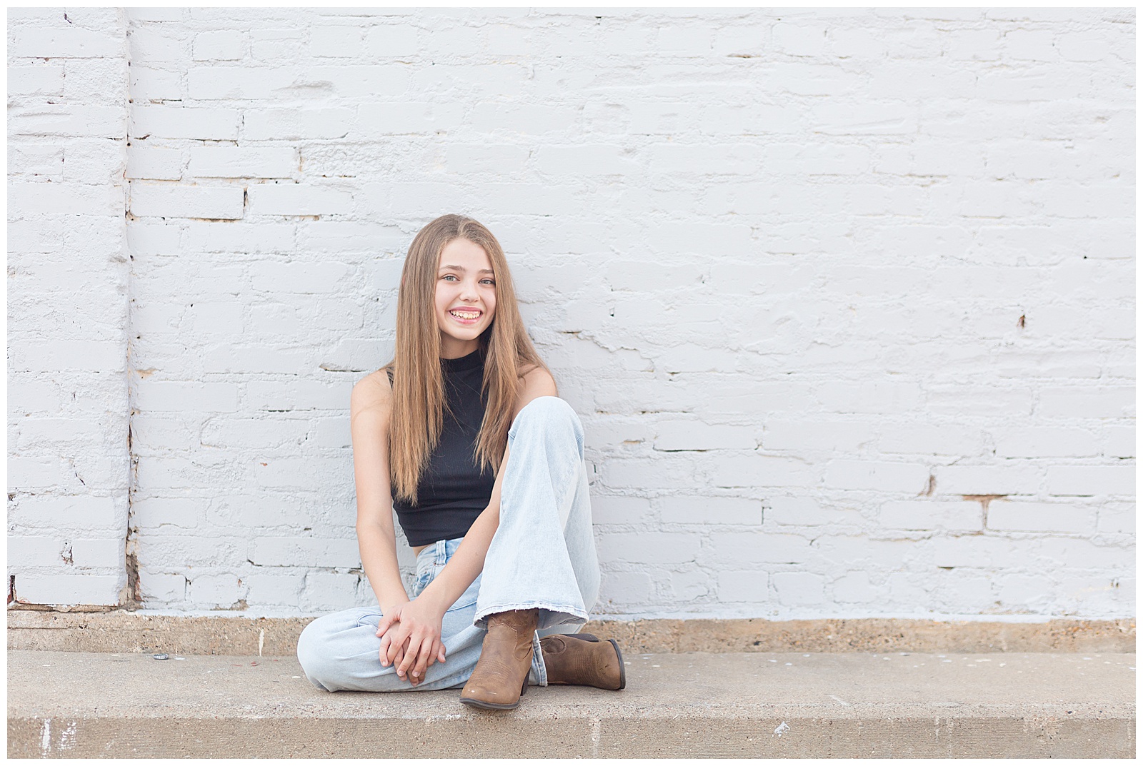 Plano Senior Photographer captures portraits in Downtown, TX
