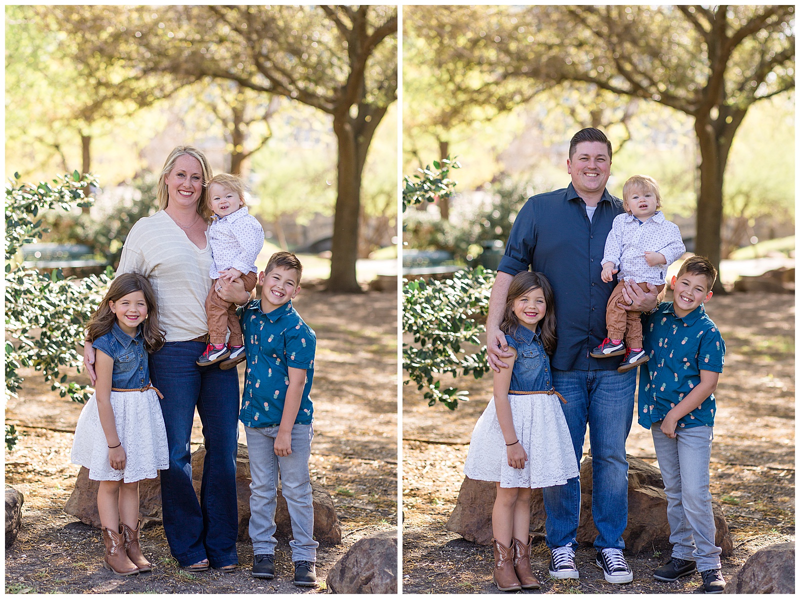 Frisco family session at Frisco Central Park in Texas in the fall